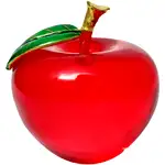 Mar rosu sticla cristal, obiect feng shui impotriva certurilor, amuleta ...