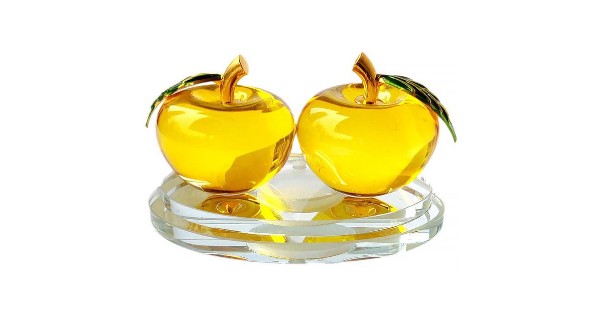 Suport aromaterapie 2 Mere Cristal, simbol fenh shui de armonie in ...